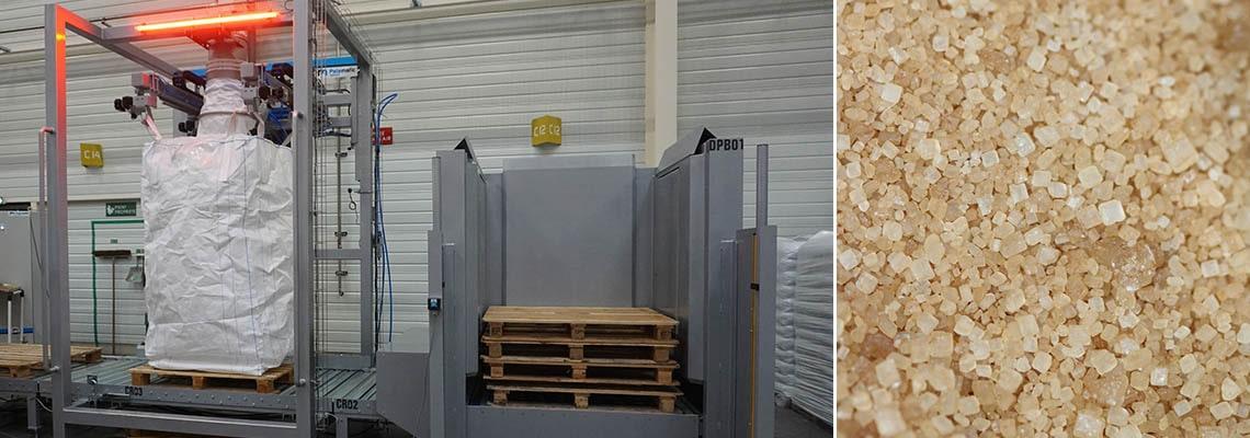 Food industry - Sugar Feeding and Packing into Bulk Bags | Palamatic ...