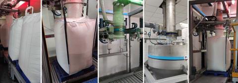 Food industry - Sugar Feeding and Packing into Bulk Bags | Palamatic ...