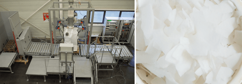 Production of polyethylene flakes | Palamatic Process