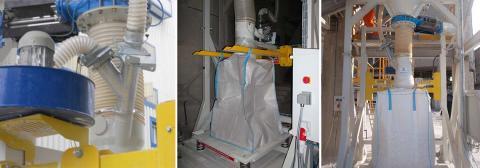 Loading of big bags of fly ash | Palamatic Process