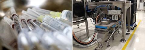 Transfer and bagging of plastic parts | Palamatic Process