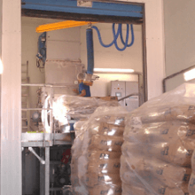 Automatic sack discharging - Minislit | Palamatic Process
